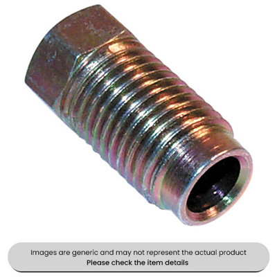 Female Brake Nuts 7/16" UNF Suits 1/4" Pipe Pack Qty 25