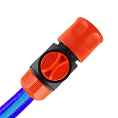 Female In-Line Hose Connector with Built-in Valve for Join Garden Hose ...
