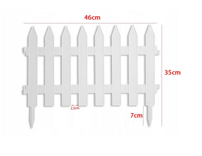 Fence Garden Fencing Lawn Edging Home Tree Fence Barrier 6 Colours ...
