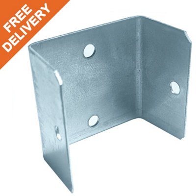 Fence Panel Clips - Trellis U Bracket Brace for Posts - Anti Rattle ...