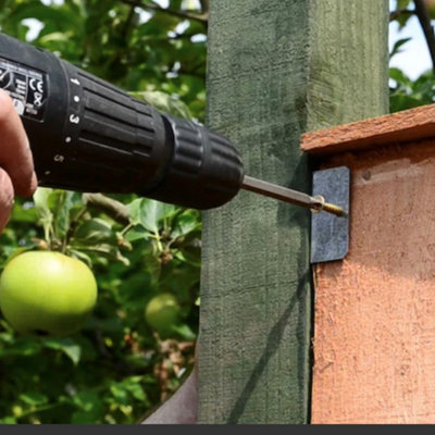 Fence Panel Clips - Trellis U Bracket for Posts - Anti Rattle ...