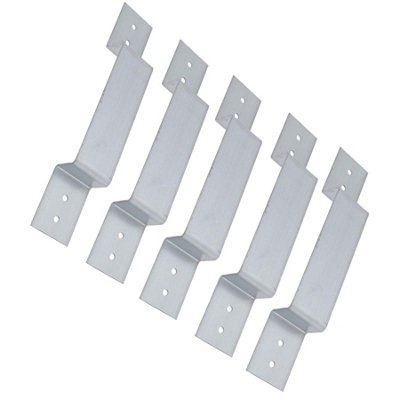 Fence Panel Security Bracket 100mm Anti Rattle Concrete / Wood Post ...