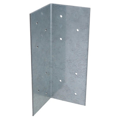 FENCE POST EXTENDER ANGLE BRACKET GALVANISED 70 X 70 X 180MM SUPPORT 2PK
