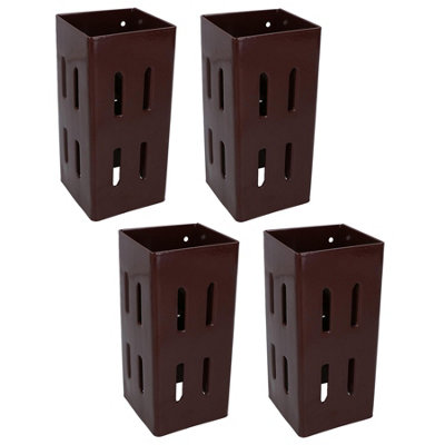 Fence Post Extender Holder Support 100mm x 100mm Easy Grip Panel ...