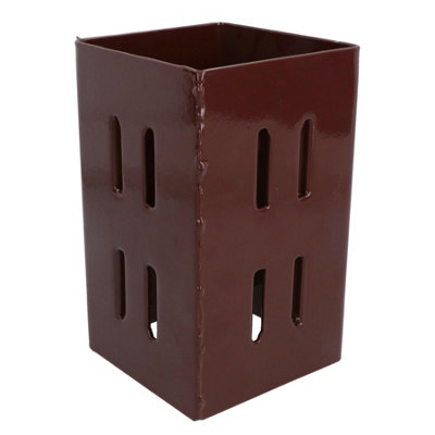 Fence Post Extender Holder Support 75mm x 75mm Easy Grip Panel Trellis
