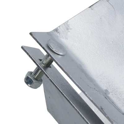 Fence Post Holder Support Drive In Spike Galvanised 100 x 100 x 750mm 8PK