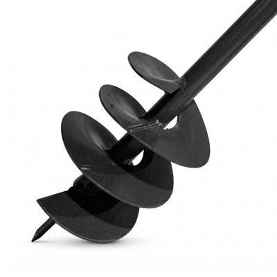 FENCE POST HOLE AUGER STEEL 5" 127MM MANUAL HAND EARTH GROUND DIGGER BORER