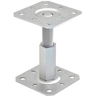 Fence Post Support 130 x 100 SILVER ( Pack of: 12 ) Adjustable 100 ...