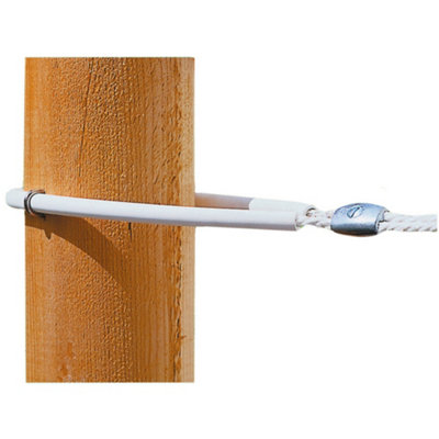 Fence Rope Tube Insulator White (10 Pack)