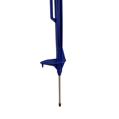 FENCETEXX Blue Electric Fence Posts (10 pcs) 120cm (4ft) Temporary ...