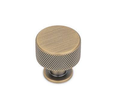 Fender Knurled Kitchen Cabinets Round Post Knob, 28mm Diameter, Solid ...