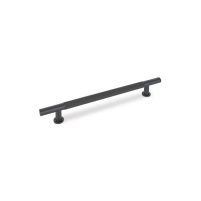 Fender Knurled Kitchen Cabinets T Bar Handle, 160mm Centres, Solid ...