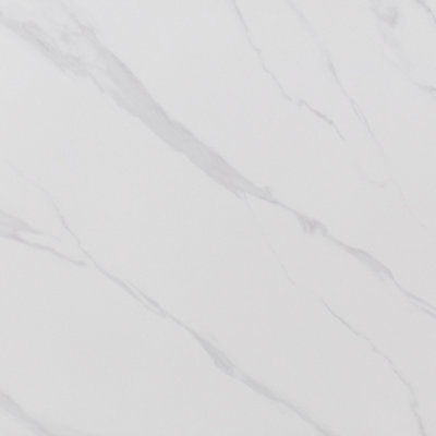 Fenton Dining Table White Marble Stone Effect