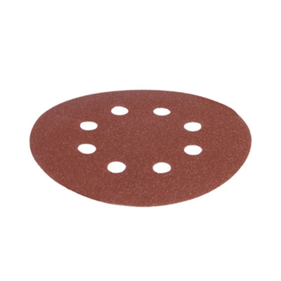 Ferm Random Orbital Sand Paper Discs G120 x 5 | DIY at B&Q