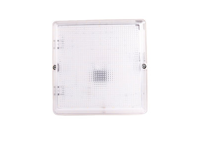 Fern Howard ECO Mini-Max LED White Base Clear Diffuser Bulkhead with ...