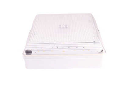 FERN HOWARD ECO MINI-MAX LED WHITE BASE CLEAR DIFFUSER BULKHEAD WITH ...