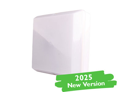 Fern Howard ECO Mini-Max LED White Base Opal Diffuser Bulkhead with ...