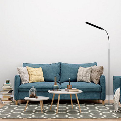 Fern Howard Tall Black Dimmable LED Floor Lamp with Remote control ...