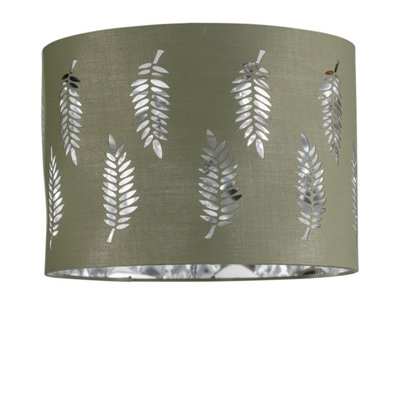 Fern - Sage Green Cut Out 25cm Pendant Lightshade