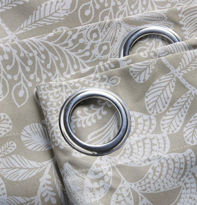 Ferndown Eyelet Ring Top Curtains Cream