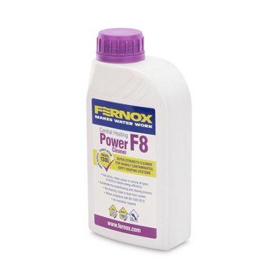 Fernox F8 Super Strength Cleaner Boiler Central Heating Sludge Remover ...