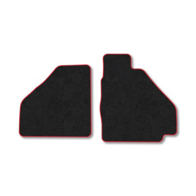 Ferrari 348 (1989-1995) Premium Car Mats Tufted-Pile Carpet Red Trim ...