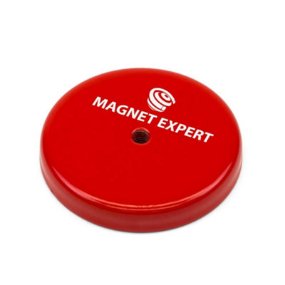 Ferrite Limpet Pot Magnet c/w M6 threaded hole for Semi-Permanent ...