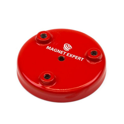 Ferrite Limpet Pot Magnet c/w M6 threaded hole for Semi-Permanent ...