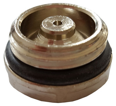 Ferro 1/2" Inch BSP Nickel Plated Manual Mechanical Radiator Air Vent ...