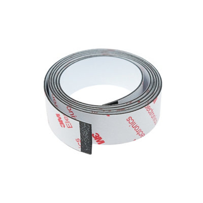 FerroFlex 20mm Wide Ferrous Strip - 3M Self Adhesive & Gloss White (1 ...