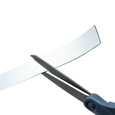 FerroFlex 20mm Wide Ferrous Strip - 3M Self Adhesive & Gloss White (1 ...