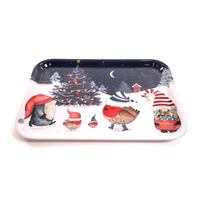 Festive Forest Friends Large Tray