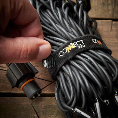 Festive Lights - ConnectPro 5m Warm White Outdoor IP65 Connectable LED ...