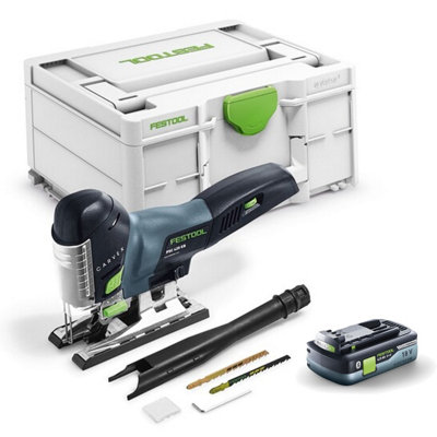 Festool 577236 Cordless Pendulum Jigsaw CARVEX PSC 420 EB-Basic + 4AH ...