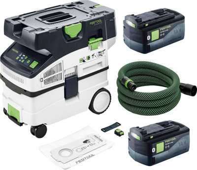Festool CLEANTEC CTLC MIDI 36v I-Basic Cordless L-Class Dust Extractor ...