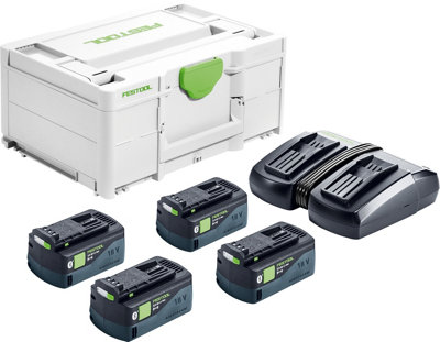 FESTOOL SYS18V4x5.0/TCL6 DUO 18v Charger & battery pack