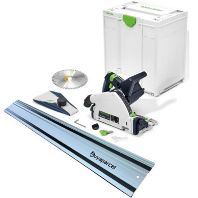 Festool TSC55 KEB-Basic 36V Twin 18v Cordless Plunge Saw 160mm + 1.5m ...