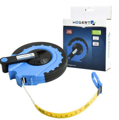 Fiberglass Tape Measure Durable Reel Surveyors Double sided 10 Metres