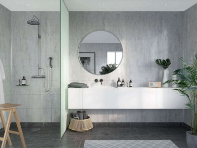 Fibo Scandinavian Shabby Chic Tile Wall Panel | DIY at B&Q