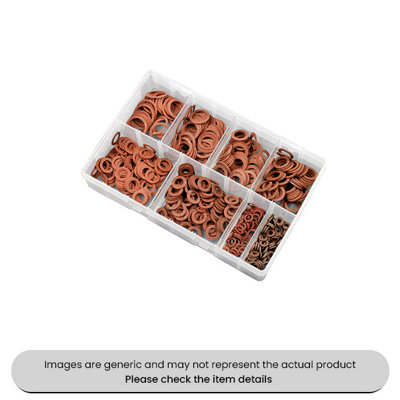 Fibre O-Rings Washers Imperial Asrsorted Box 610pcs
