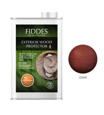 Buy Fiddes - Exterior Wood Protector - 5 Litre - Cedar at B&Q