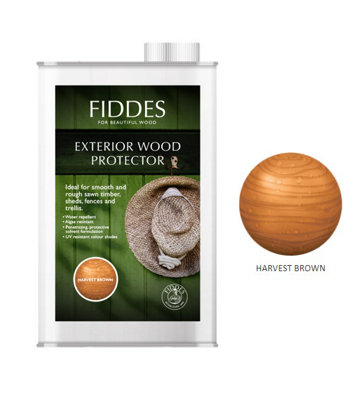 Fiddes - Exterior Wood Protector - 5 Litre - Harvest Brown