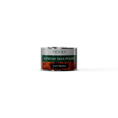 Fiddes - Supreme Furniture and Woodwork Wax Polish - 400ml - Light Brown