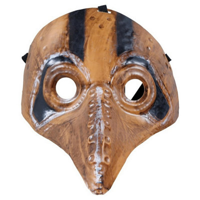 Fiestas Guirca Unisex Adult Plague Doctor PVC Mask Black (One Size)