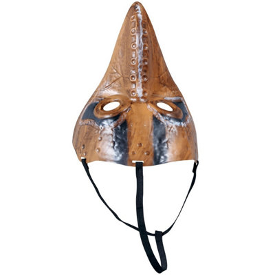 Fiestas Guirca Unisex Adult Plague Doctor PVC Mask Black (One Size)
