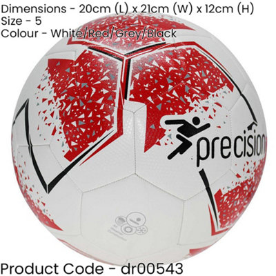 FIFA IMS Official Quality Match Football - Size 5 White/Red/Black 3.5mm ...