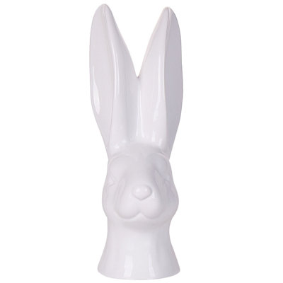 Figurine Rabbit GUERANDE Ceramic White