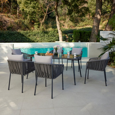 Fiji Luxury Garden Dining Set for 6