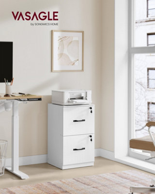 File Cabinet, Filing Cabinet for Home Office, Printer Stand, with 2 ...