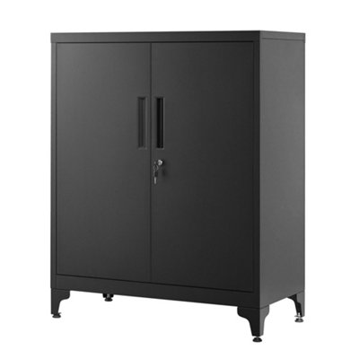 FILE CABINET, MULTIPURPOSE GARAGE CABINET, OFFICE CABINET WITH 2 DOORS ...